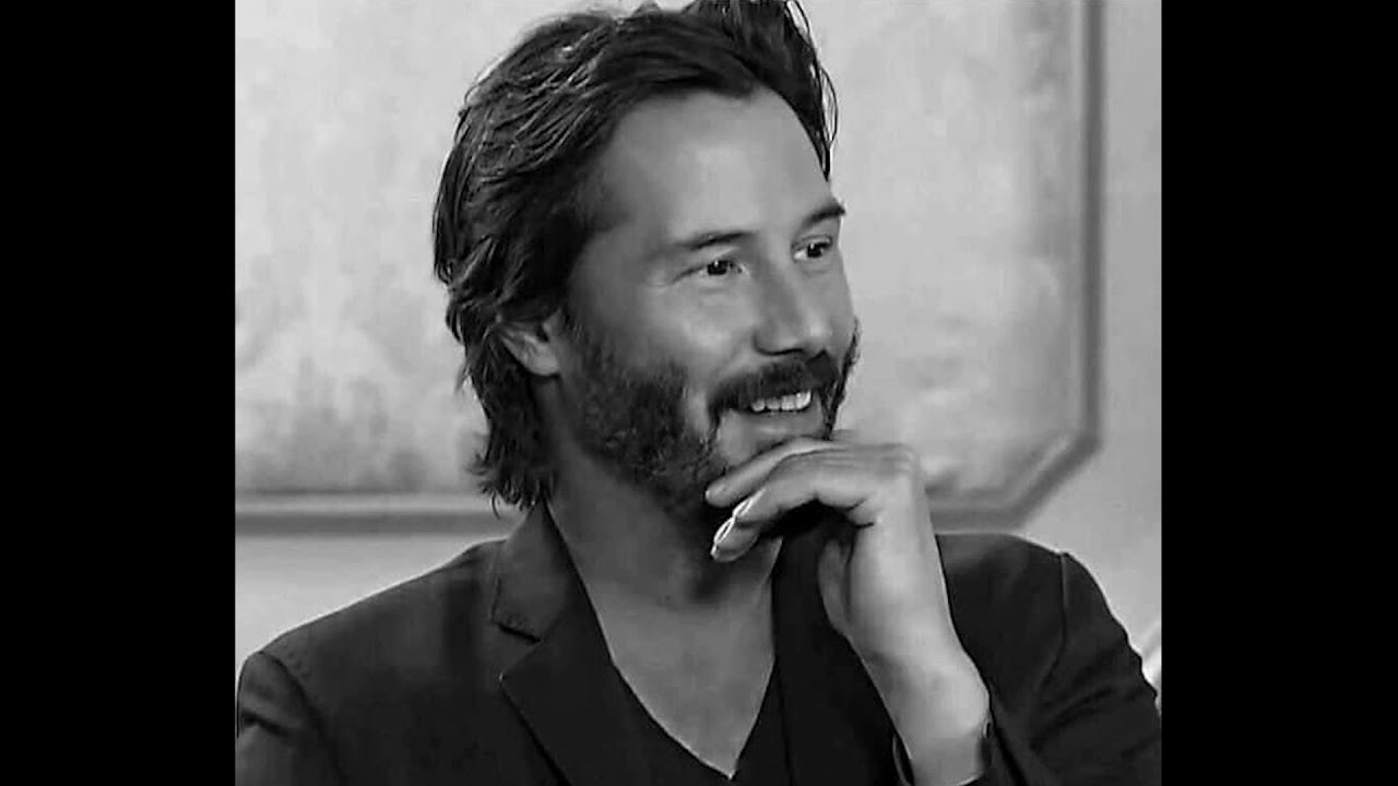 Keanu Reeves - in black and white - YouTube