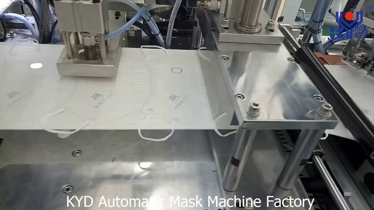 Fully automatic folding mask machine with valve welding function - YouTube