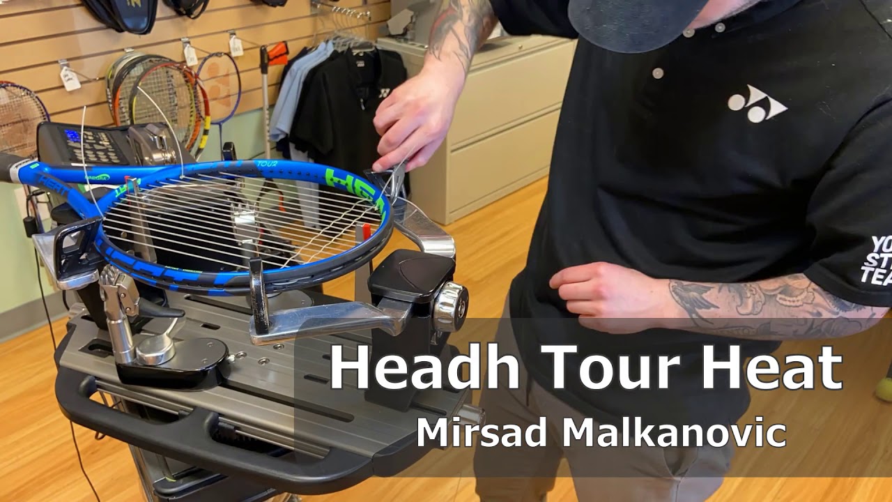 Time Lapse: How to String a Head Tour Heat Tennis Racquet - YouTube