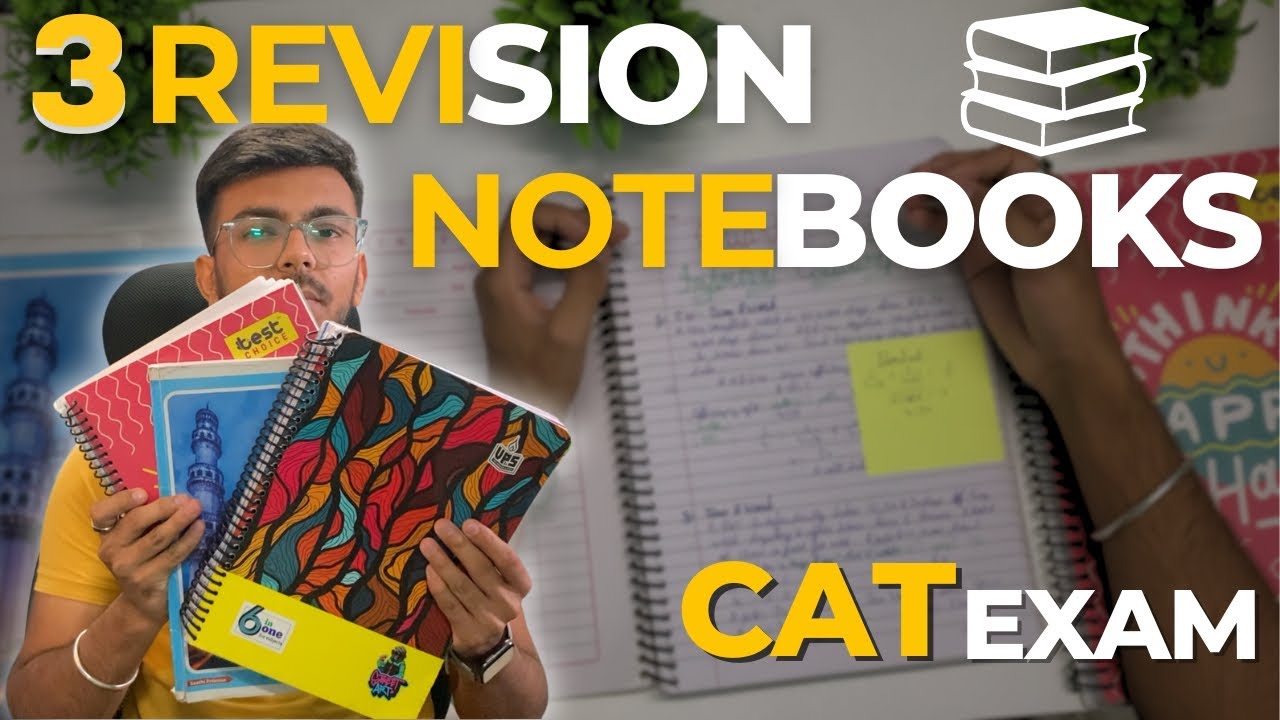 3 Types of Revision Notebooks 📚 | CAT 2024 ️ | Aspirant - YouTube