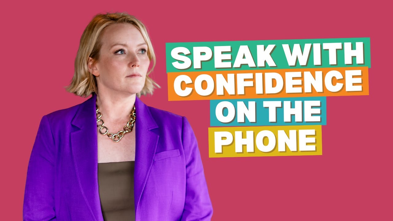 How to Speak with Confidence on the Phone | Public Speaking Tips - YouTube