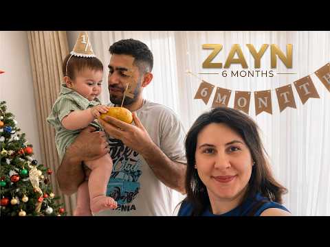 Celebrating Zayn's 6th Month ❤️ Exotic fruit from India ☺️ Happy 6th months for Zayn