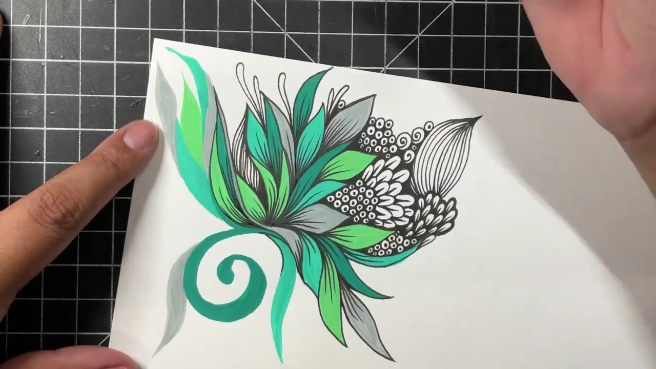 Playing around with Sharpie Creative Paint markers