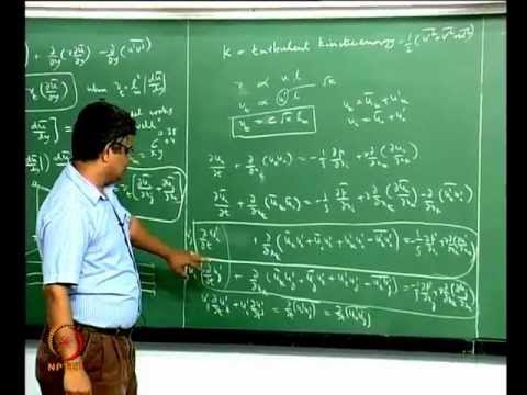 Mod-06 Lec-37 One-equation model for turbulent flow - YouTube