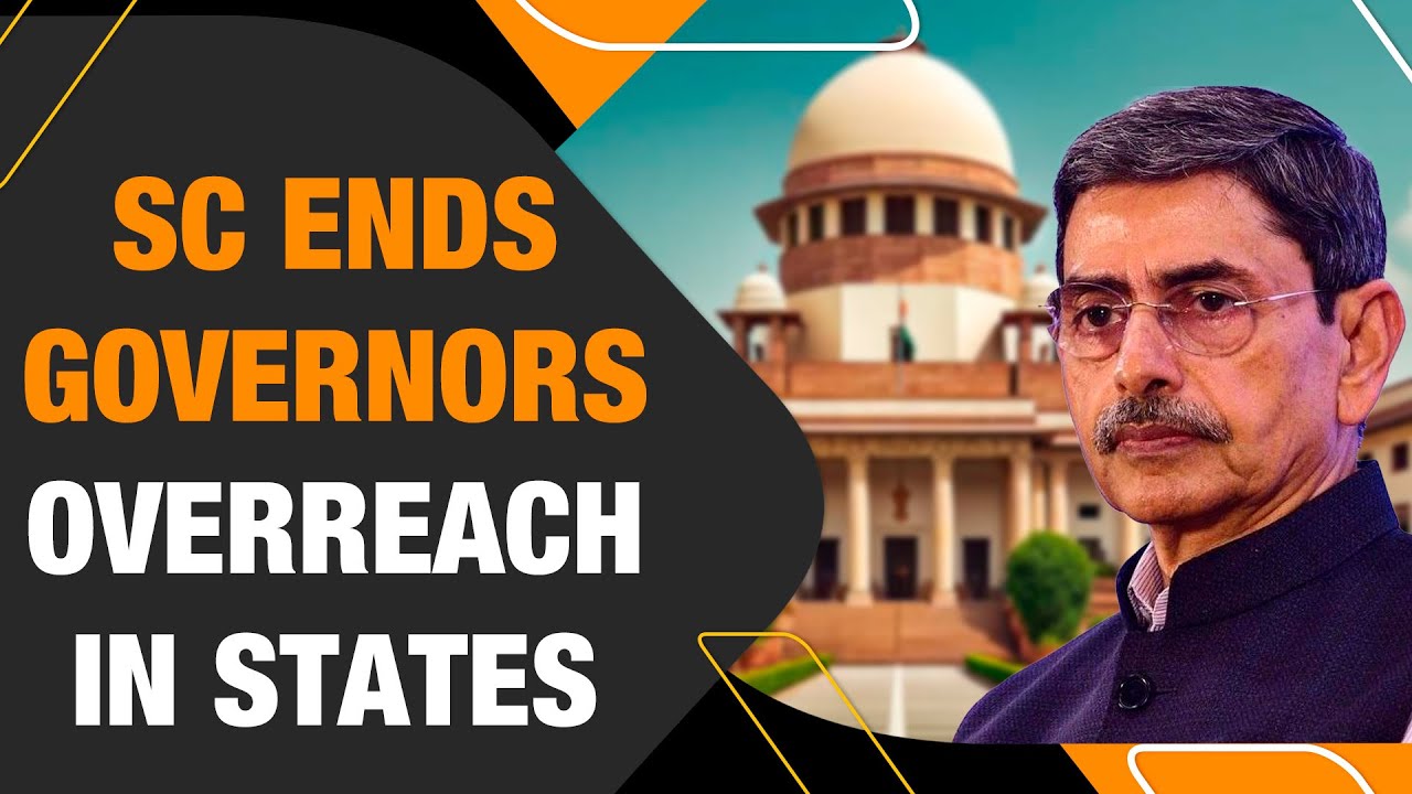 SC Slams TN Governor Ravi | Governors Can’t Stall Bills, Says Supreme Court | On Point Decodes ...