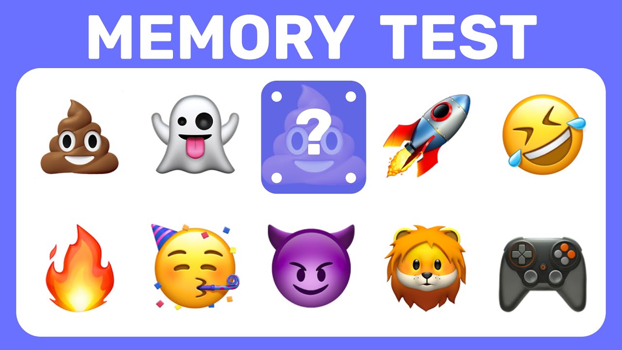 Find hidden Emoji Quiz | Photographic Memory Test - YouTube