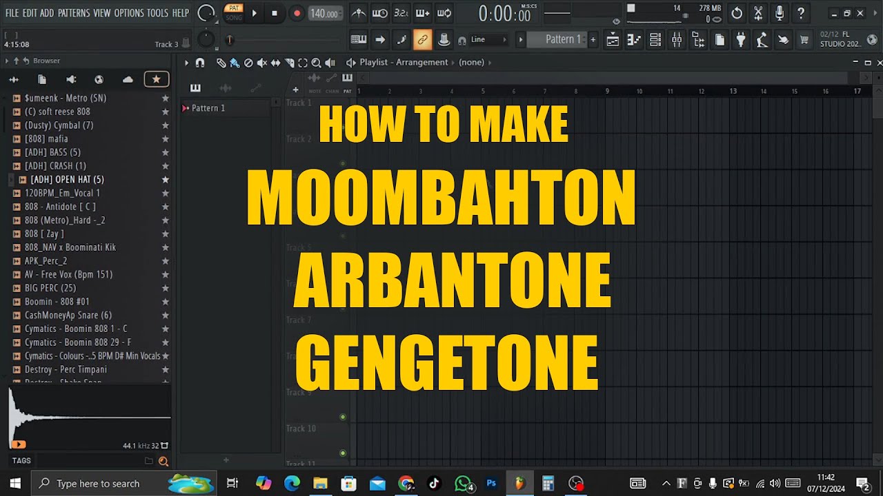 How to make MOOMBAHTON/ARBANTONE/GENGETONE full from scratch RAW FL ...