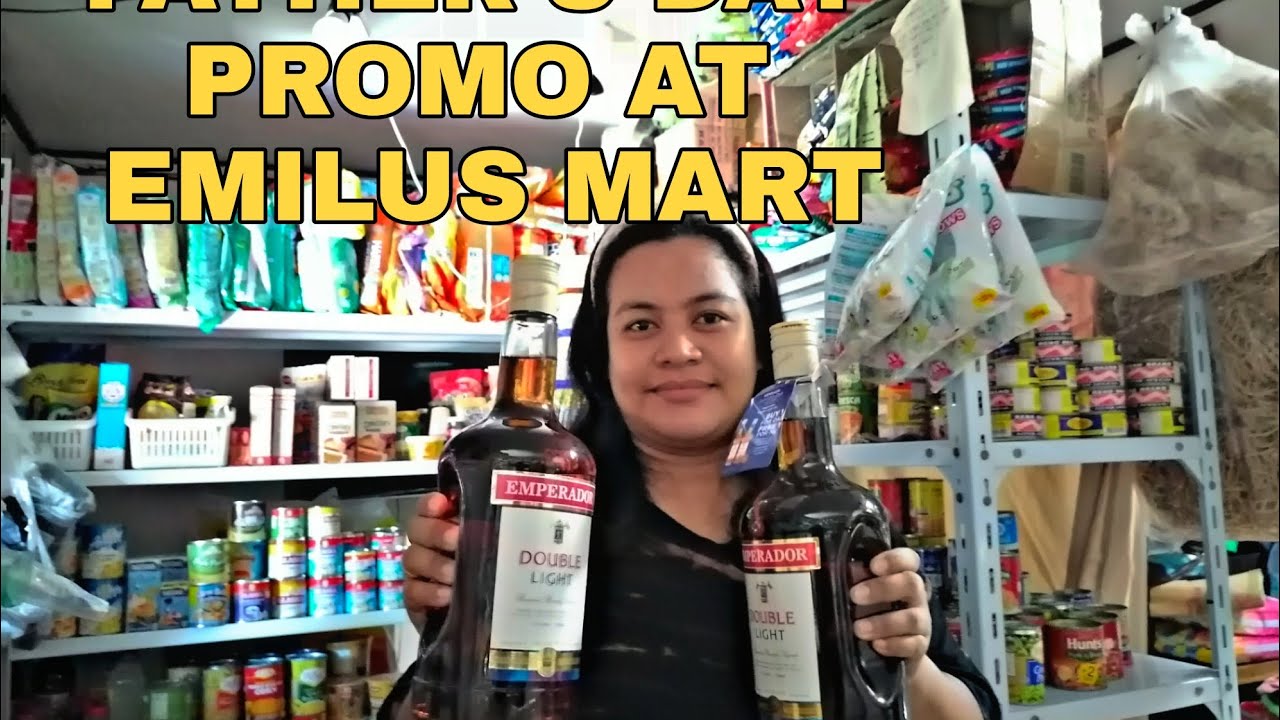 SARI-SARI STORE UPDATE :EMPERADOR PROMO FROM EMILUS MART - YouTube