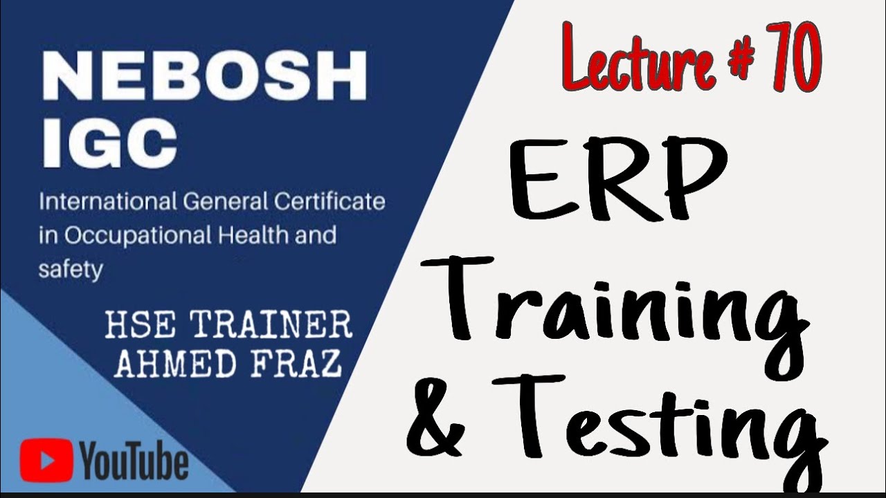 Emergency Response Plan Training & Testing (IGC BOOK 1) | Lecture # 70 ...