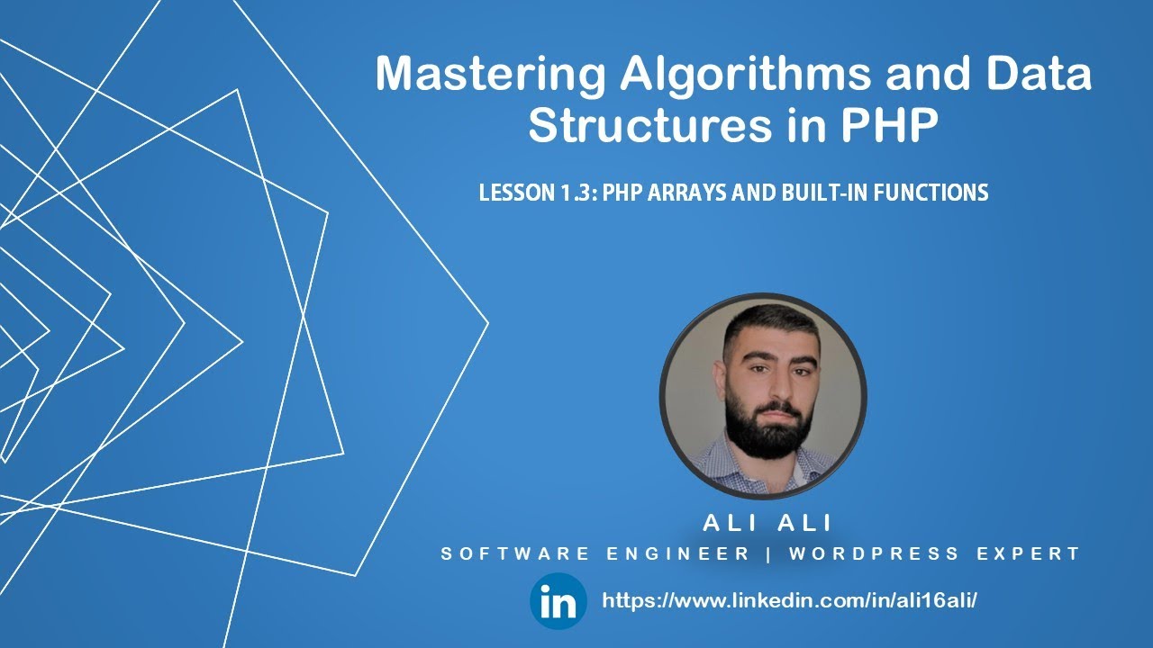 Mastering Algorithms And Data Structures In Php Php Arrays And Built 4817