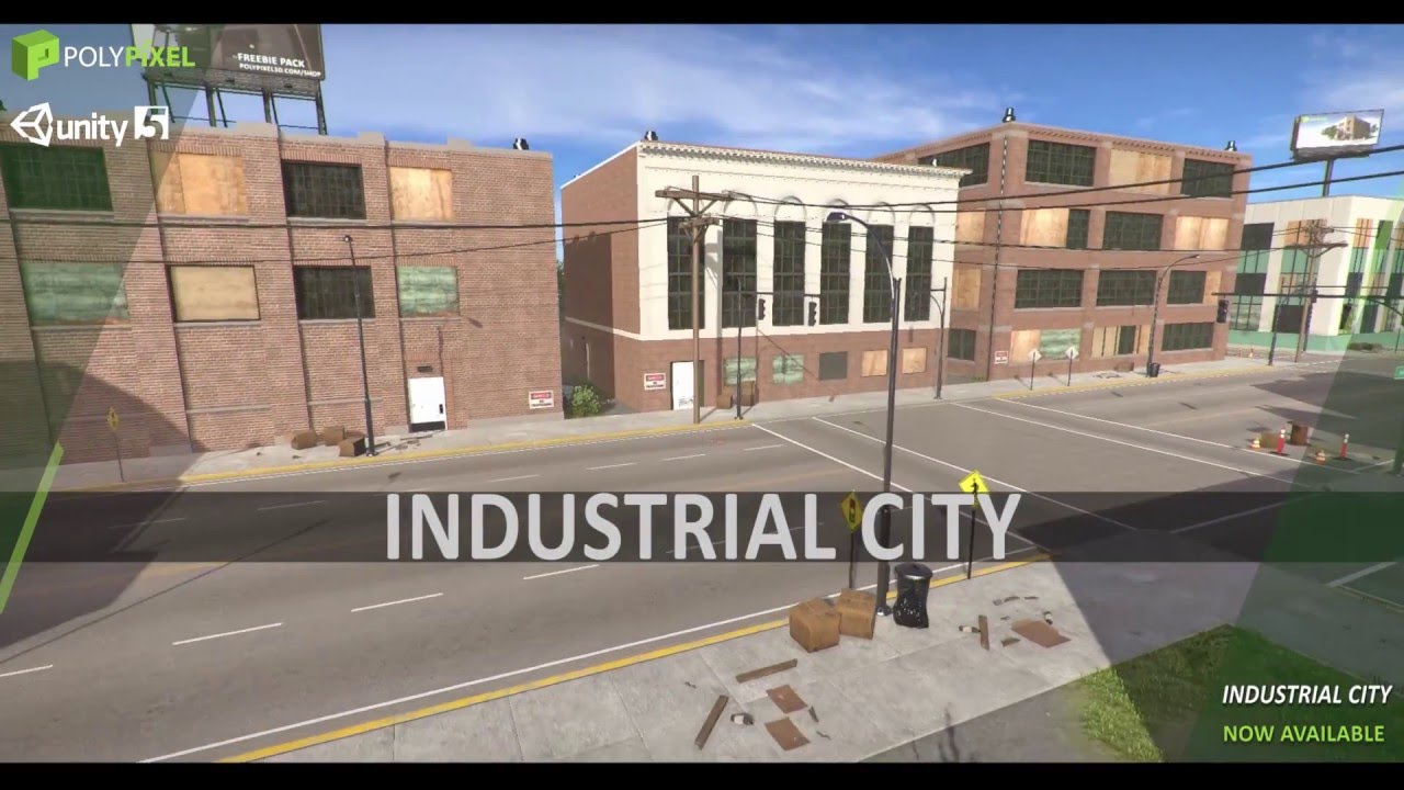 Industrial City - Unity Asset Store - YouTube