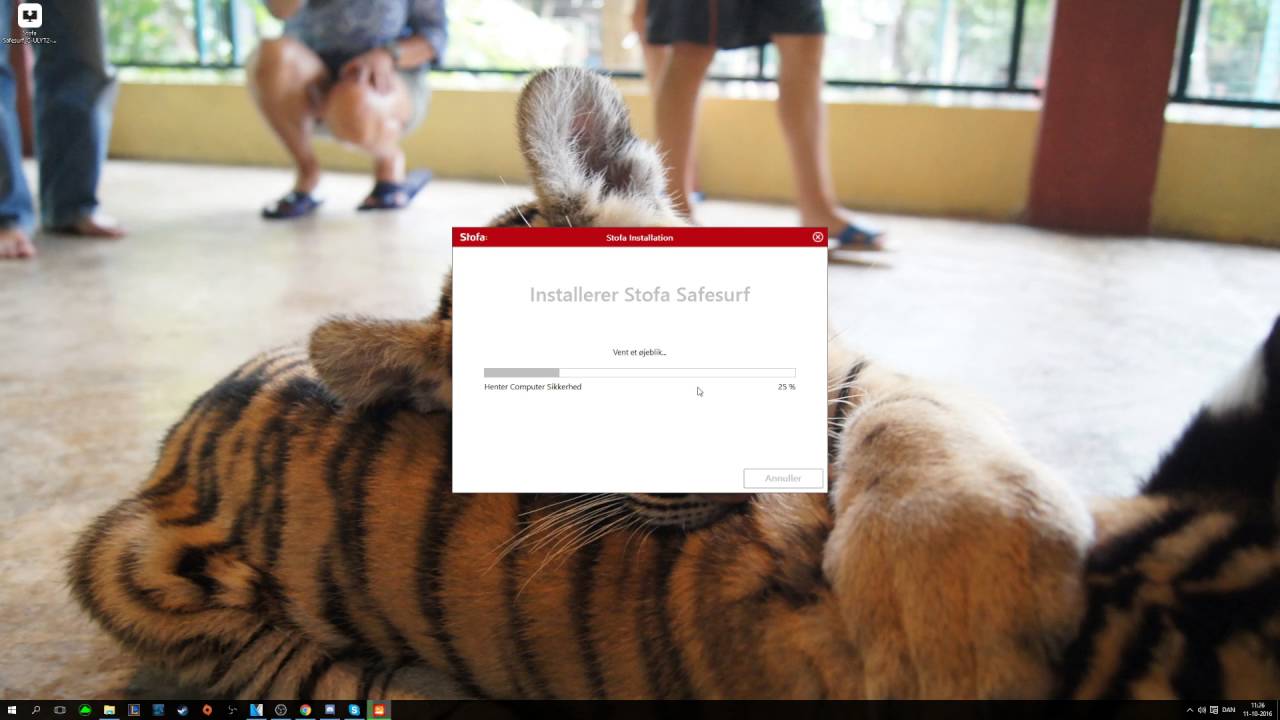 Stofa Safesurf første installation - YouTube