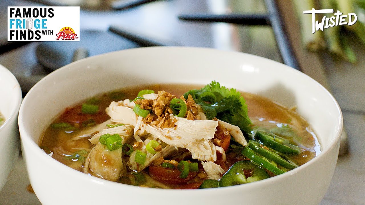 Pace® Chicken Noodle Soup Made from Leftovers | Famous Fridge Finds ...