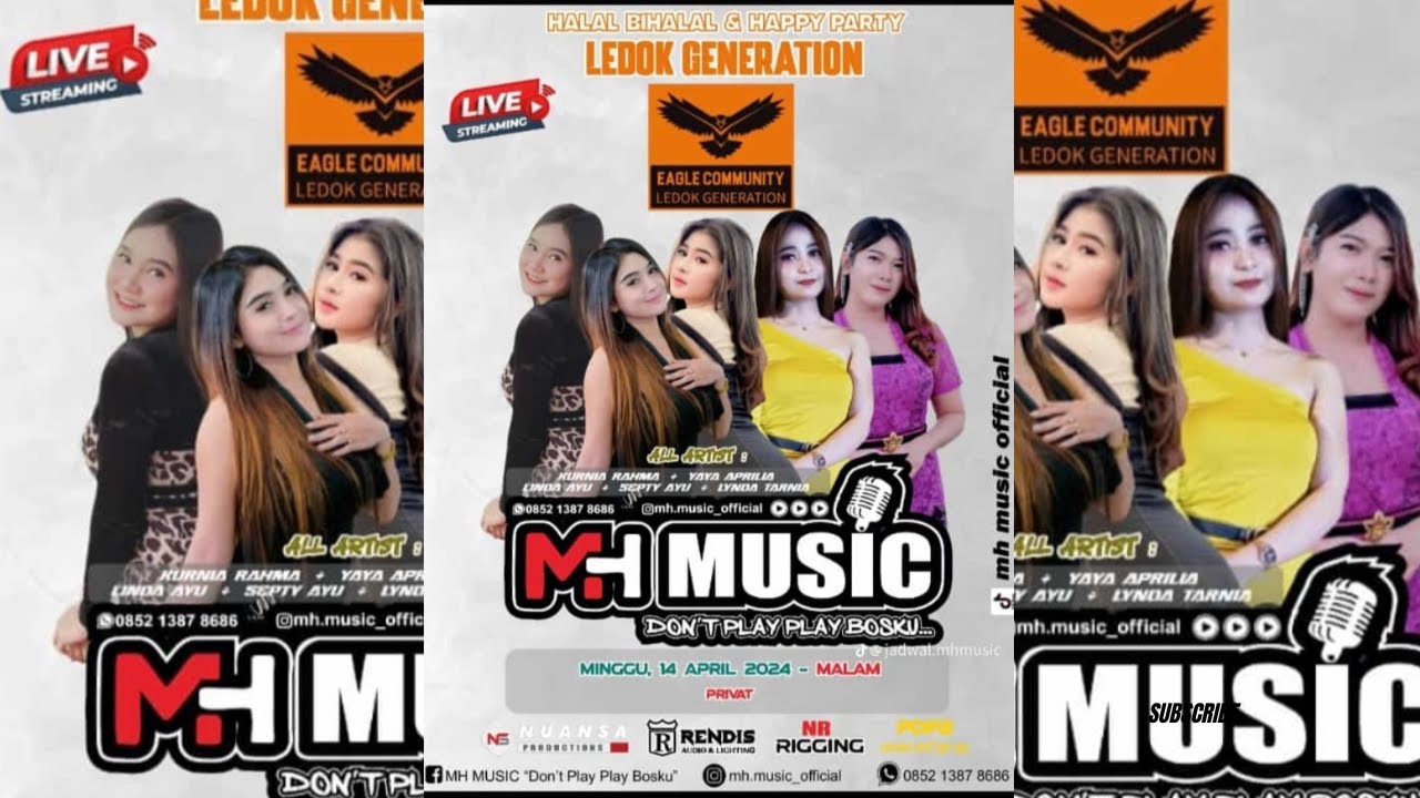 Live Streaming MH Music Don't Play Play Bosku 15th Anniversary "EAGLE ...