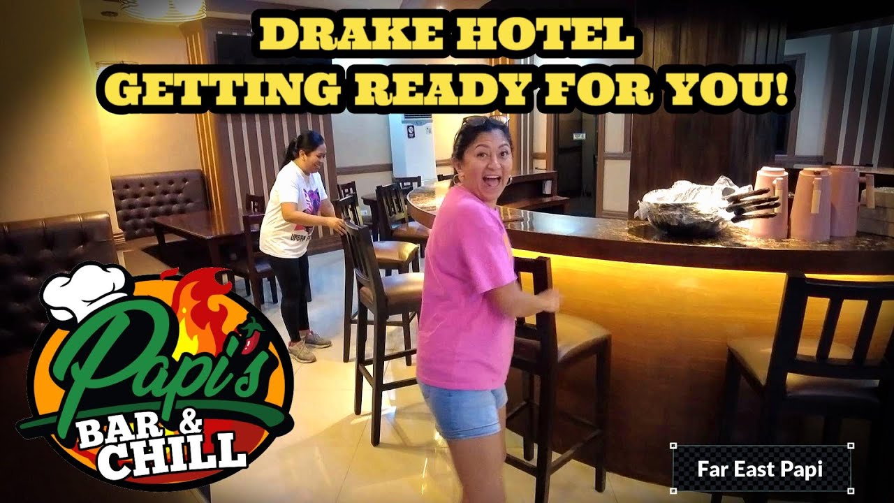 ALMOST READY! DRAKE HOTEL AND PAPI'S BAR AND CHILL - YouTube