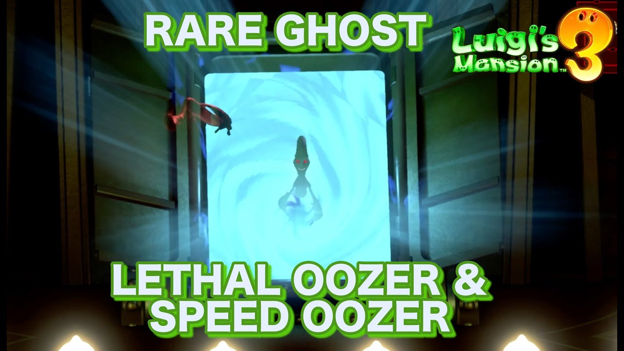 Luigi's Mansion 3 - Rare Ghost Lethal Oozer and Speed Oozer - YouTube