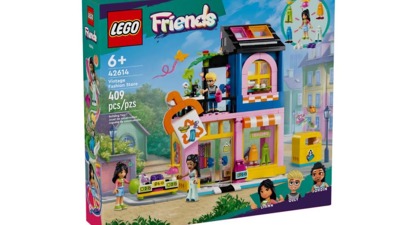 LEGO Friends Vintage Fashion Store | 42614 | Bricks and Beyond - YouTube