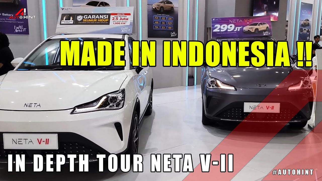 NETA V-II MOBIL BUATAN INDONESIA ?! HARGA 299 JUTA FITUR LEBIH LENGKAP ...