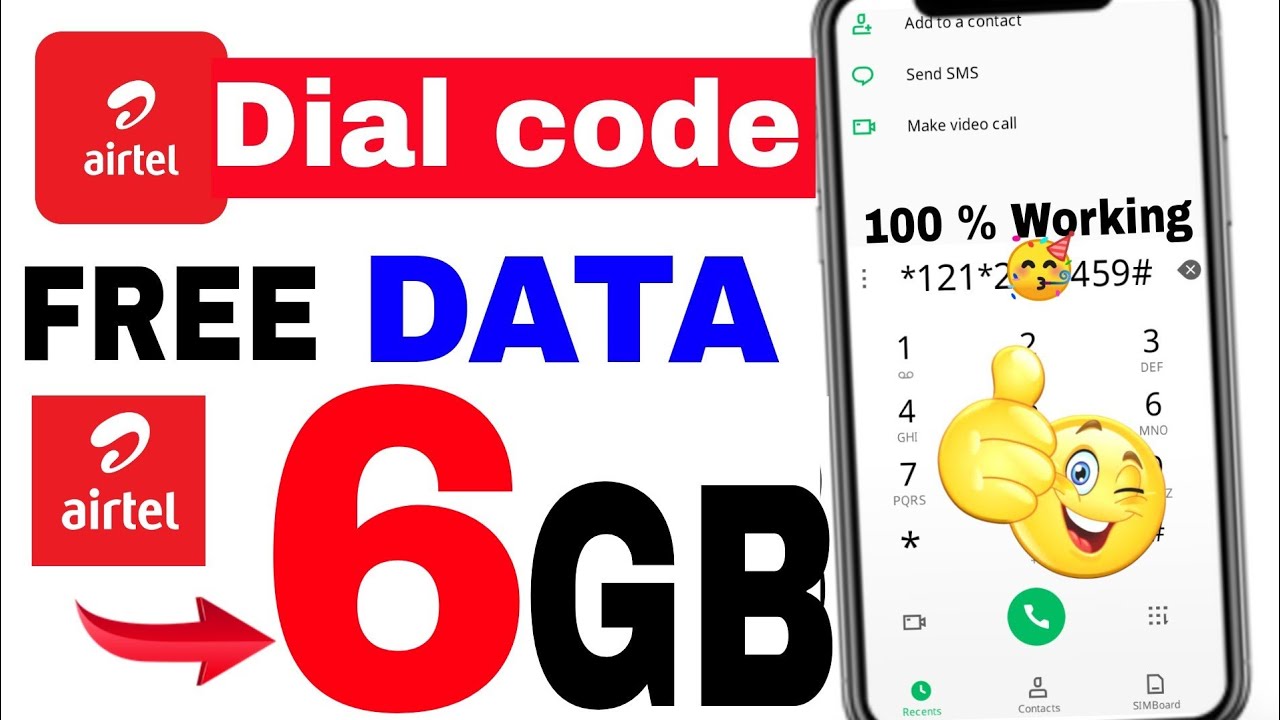 Airtel free 6GB Data new code 2023 | Airtel free internet | Airtel free data code 2023 - YouTube