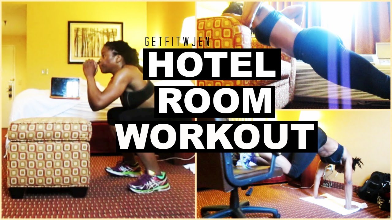 Hotel Room Total Body Workout - YouTube