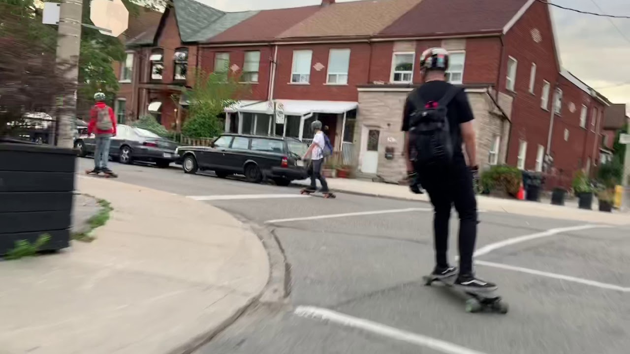 Boosted Boards Group ride featuring the new NEW Rev Scooter - YouTube