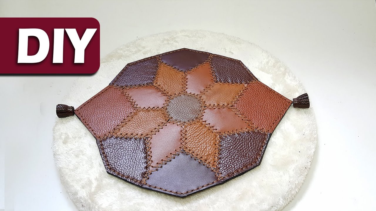 How to Make Leather Table Cloth - DIY - YouTube