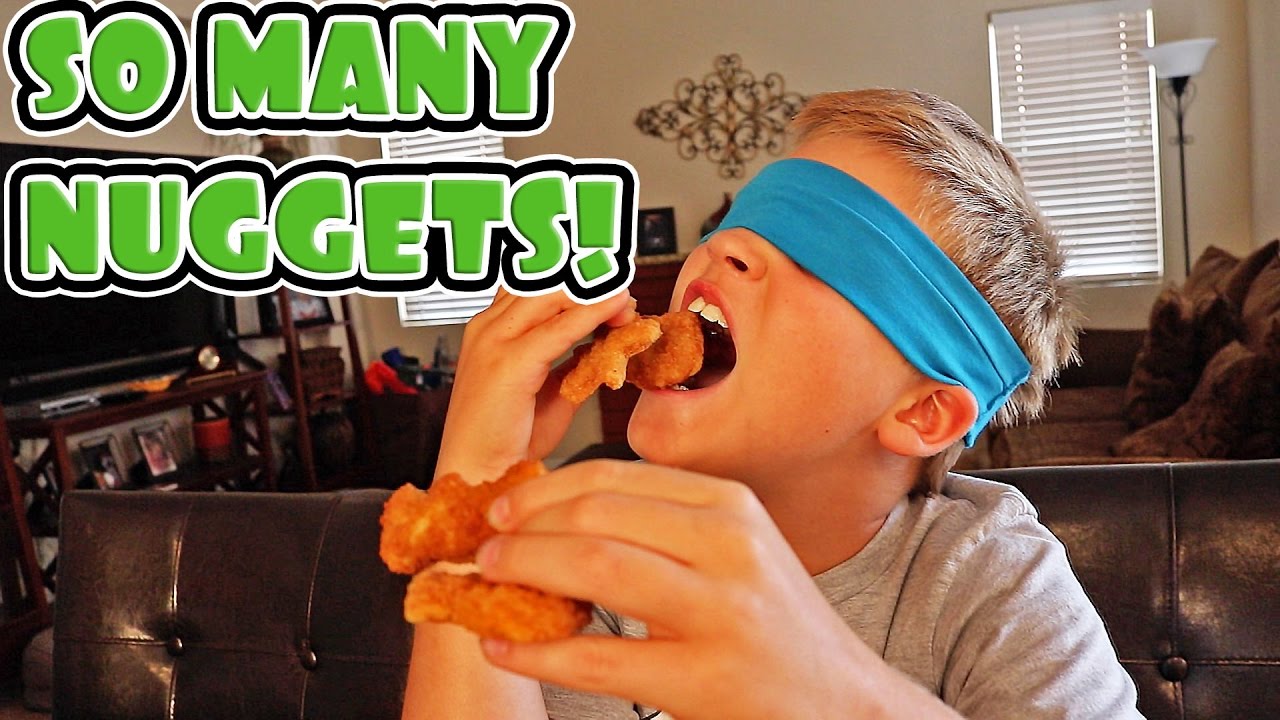 BLIND CHICKEN NUGGET TASTE TEST - YouTube