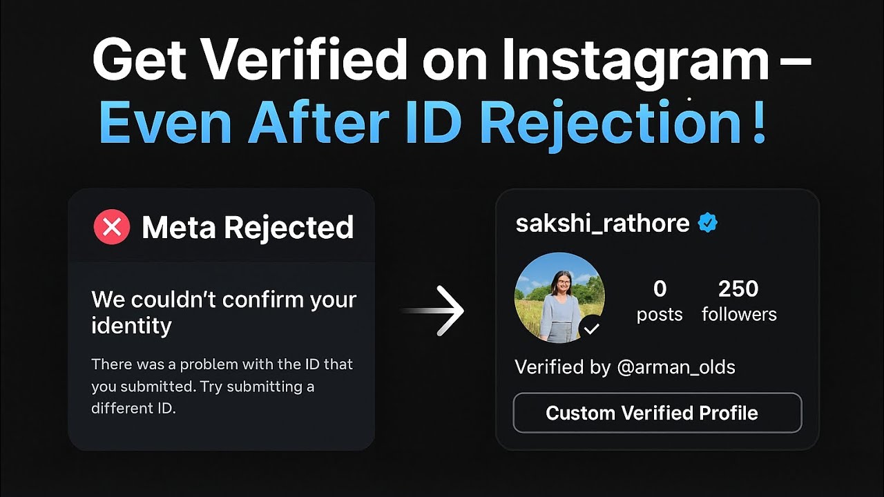How to verify instagram account || Instagram verification full method ...