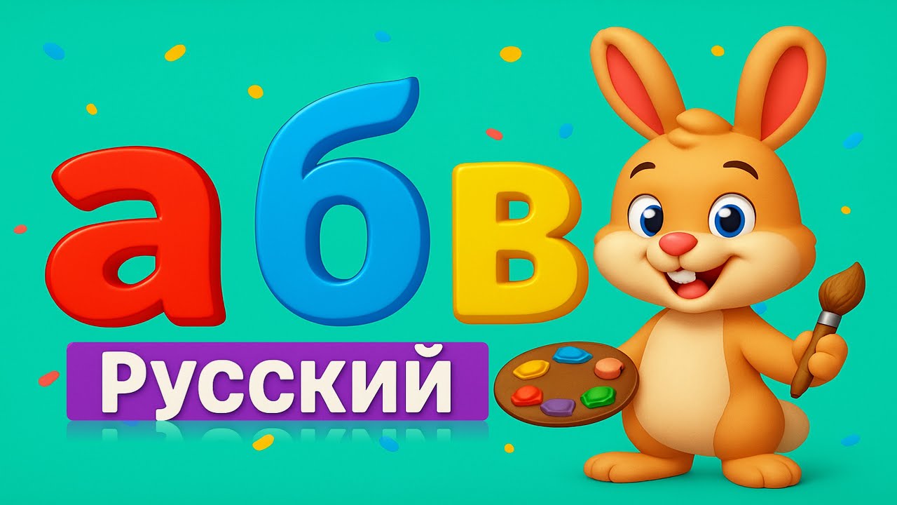 Веселая азбука маленьких букв | Fun Russian Small Alphabet ABC - YouTube