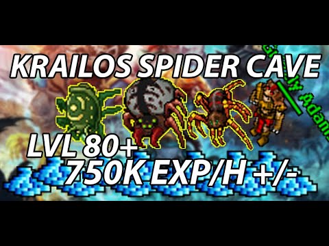KRAILOS SPIDER CAVE | EXPY DLA EK | TIBIA 2024 - YouTube
