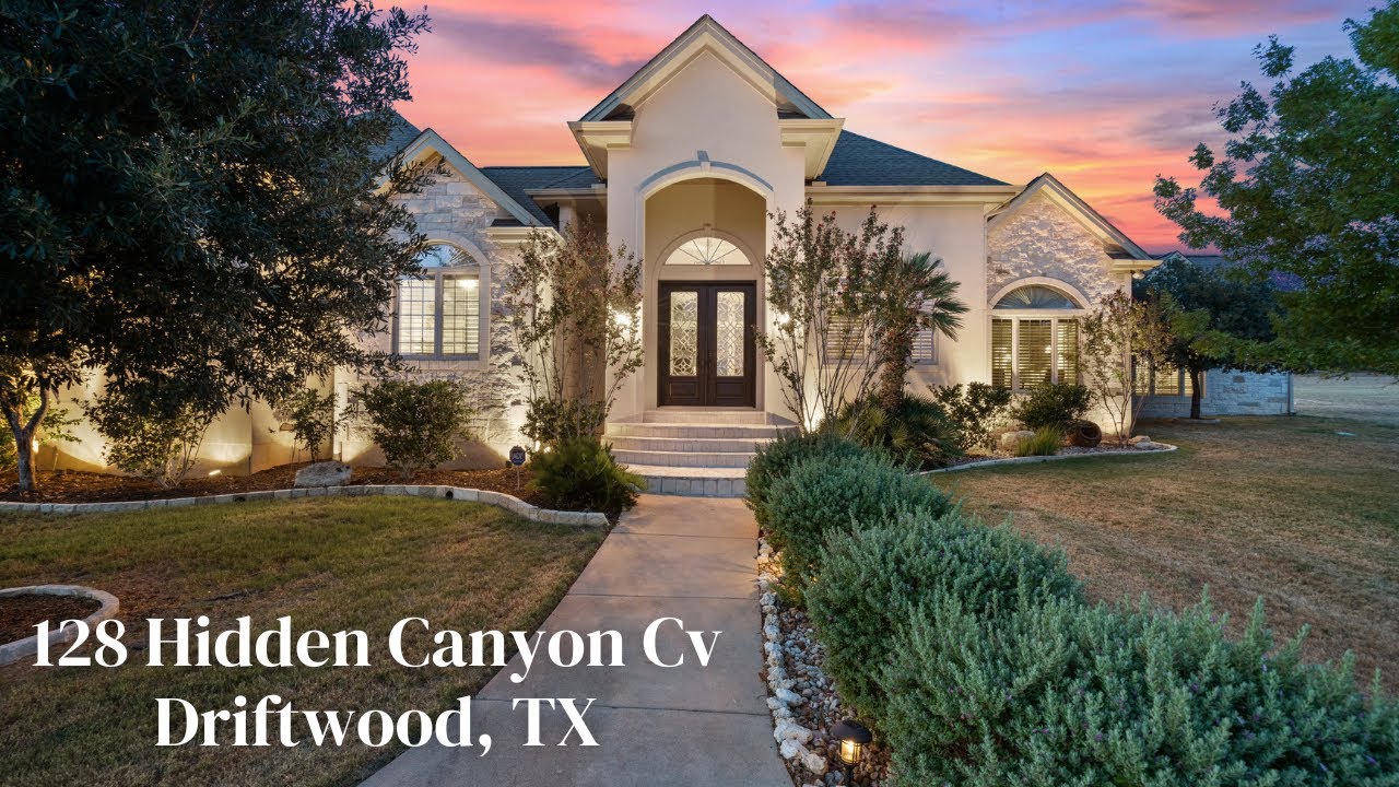 128 Hidden Canyon Cv, Driftwood, TX 78619 - YouTube
