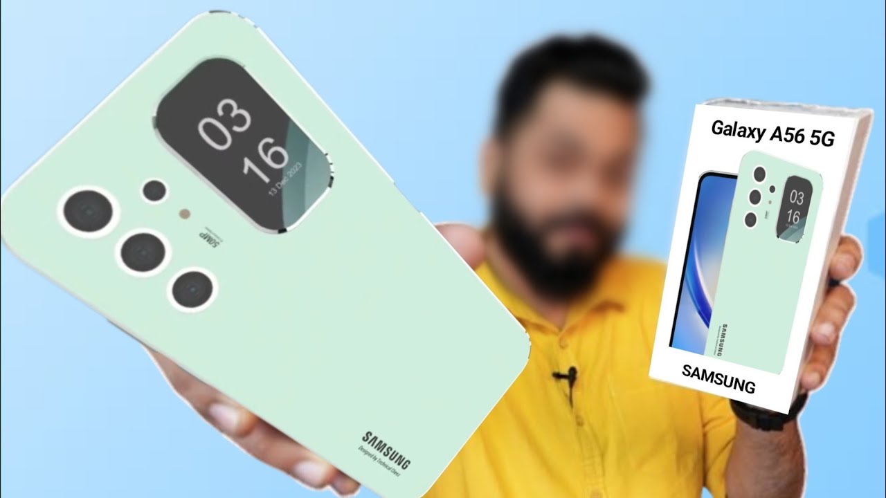 Samsung Galaxy A56 5G Unboxing & first looks - YouTube