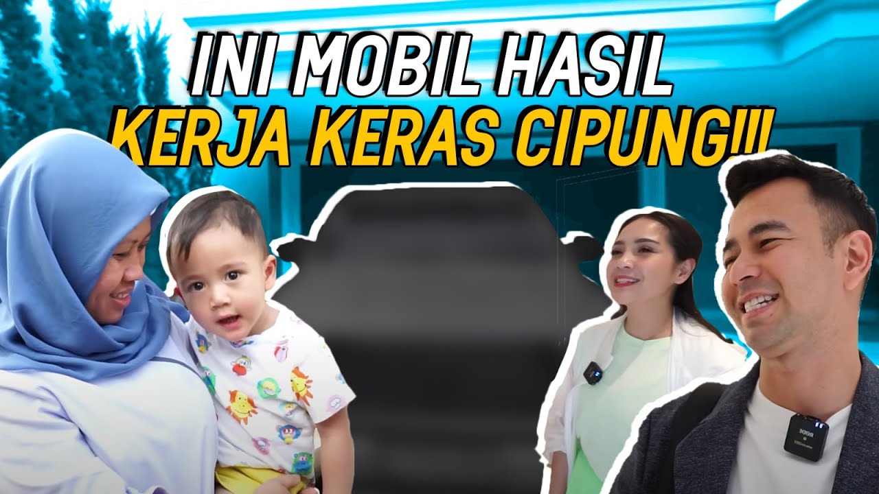 NCUS TERHARU!! CIPUNG BELI MOBIL SENDIRI??! RAFFI NAGITA LANGSUNG ...