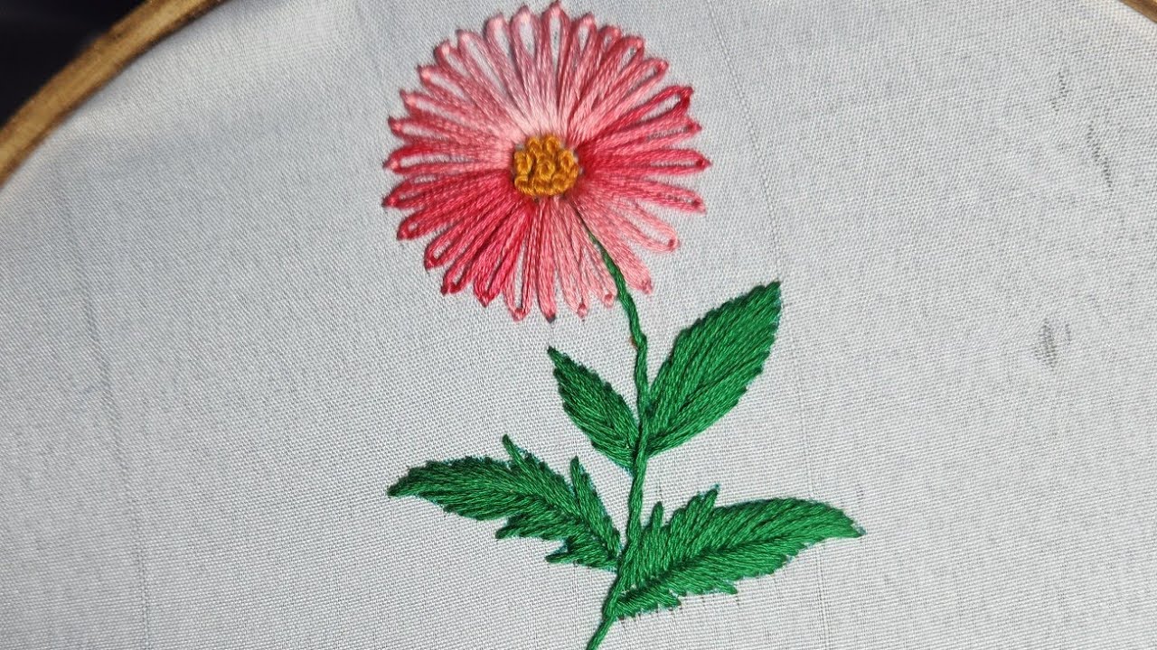 Attractive Lazy Daisy Flower/Attractive Lazy Daisy Flower Stitch ...