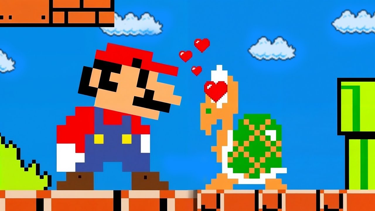 Super Mario Bros. but Everything Mario touch turns to Longer (PART2 ...