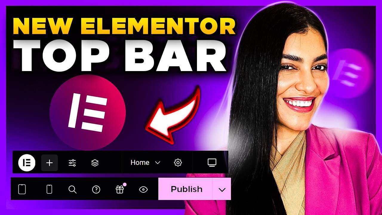 Elementor Updated! Meet the NEW Elementor Editor BAR [New Elementor Top ...