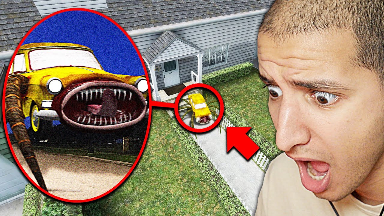 drone catches CAR EATER outside my house... (scary) - YouTube