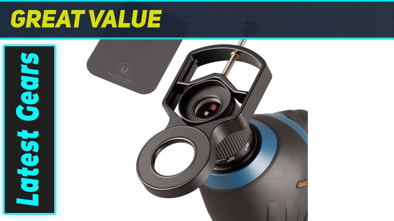 Ultimate Phone to Scope Adapter? Zelnoox Magnetic Mount Tested! - YouTube