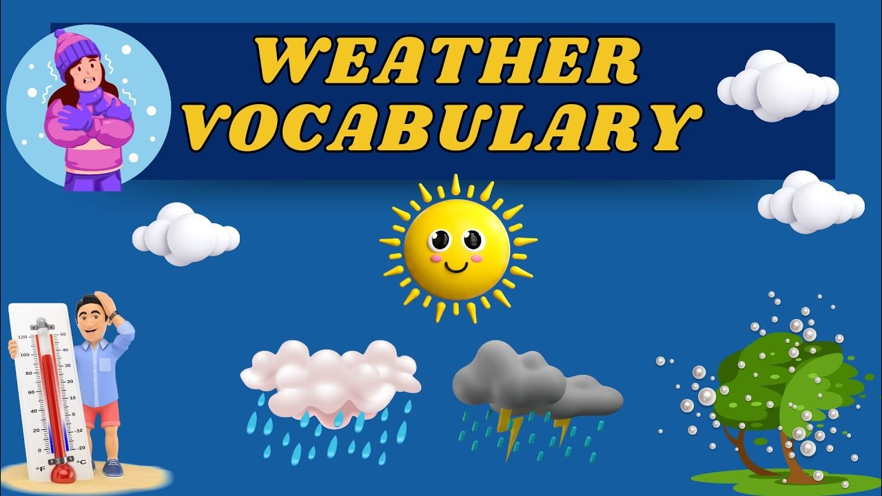 weather vocabulary|types of weather| kids learning #weather - YouTube