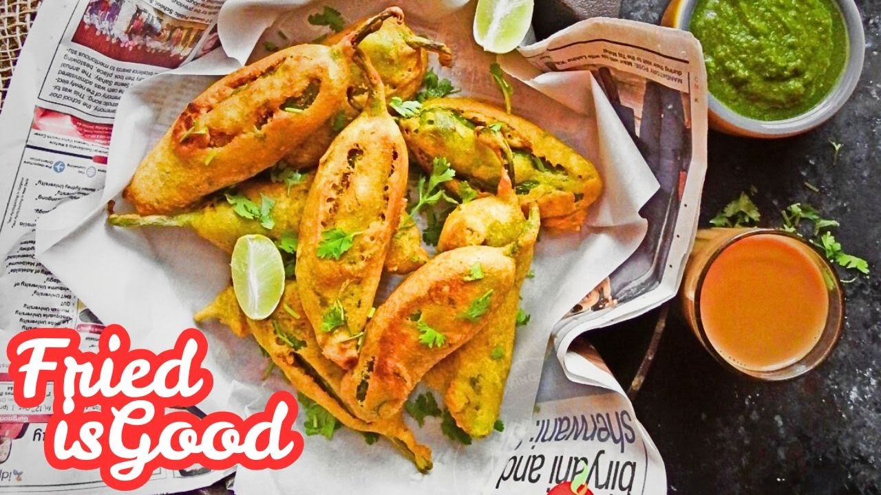 I Made The Best Indian Snacks Recipe with ChillY | JODHPURI MIRCHI VADA ...