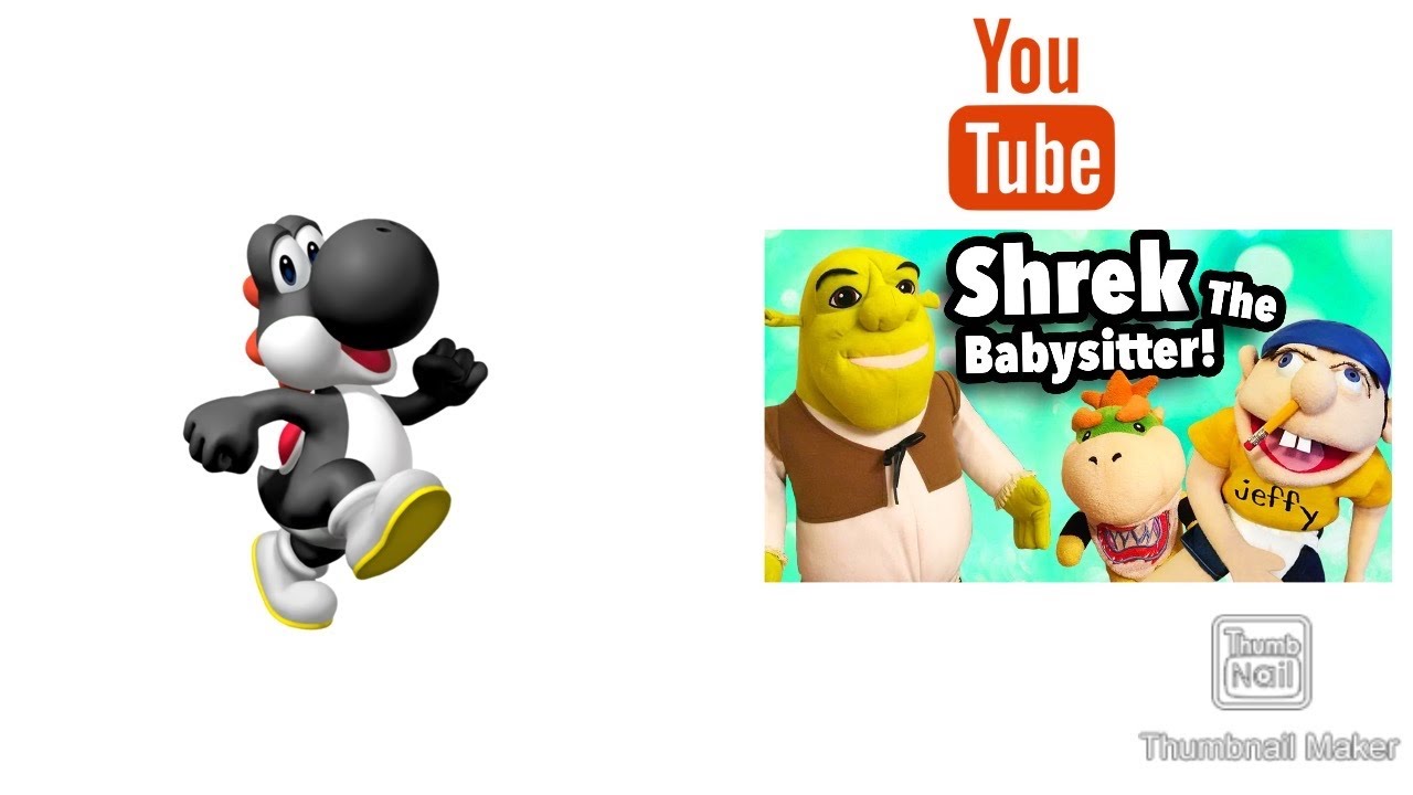Black yoshi reacts shrek the babysitter - YouTube