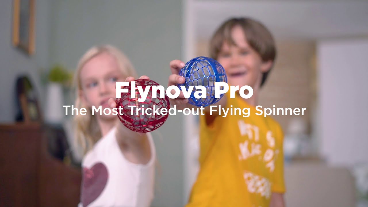 Flynova Pro Flying Ball Boomerang Spinner Dynamic RGB Lights Double ...