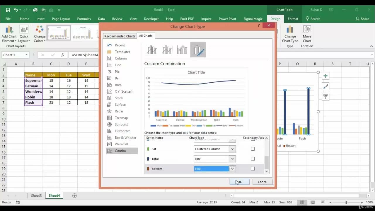How To Create Weekly Sales Chart With Microsoft Excel 365? - YouTube
