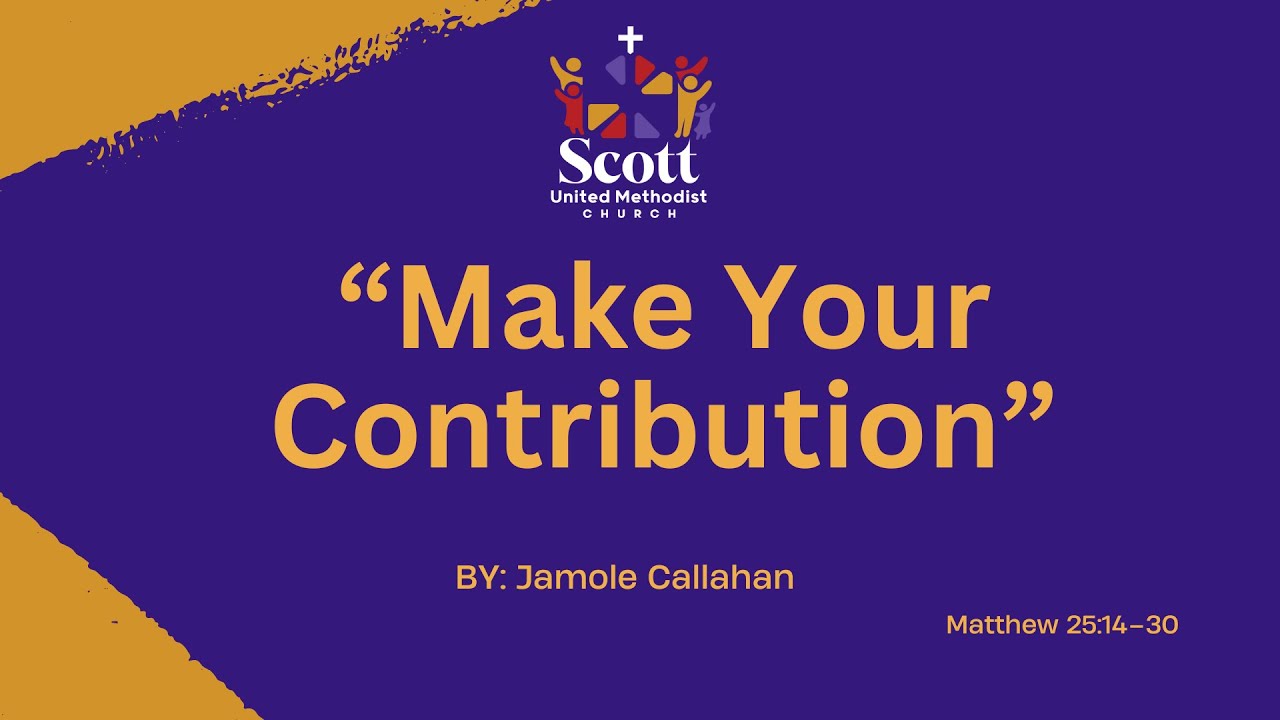 Sermon : Make Your Contribution 10/19/25 - YouTube