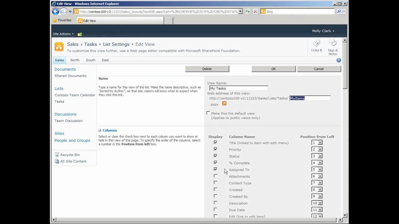 EPC Group - How to Work with Lists in SharePoint 2010 - SharePoint ...