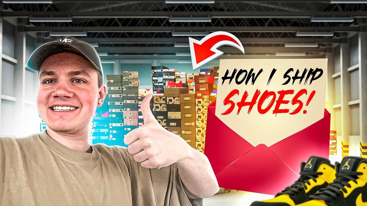 How I Ship Shoes! (A Day In The Life Of A Sneaker Reseller!) - YouTube