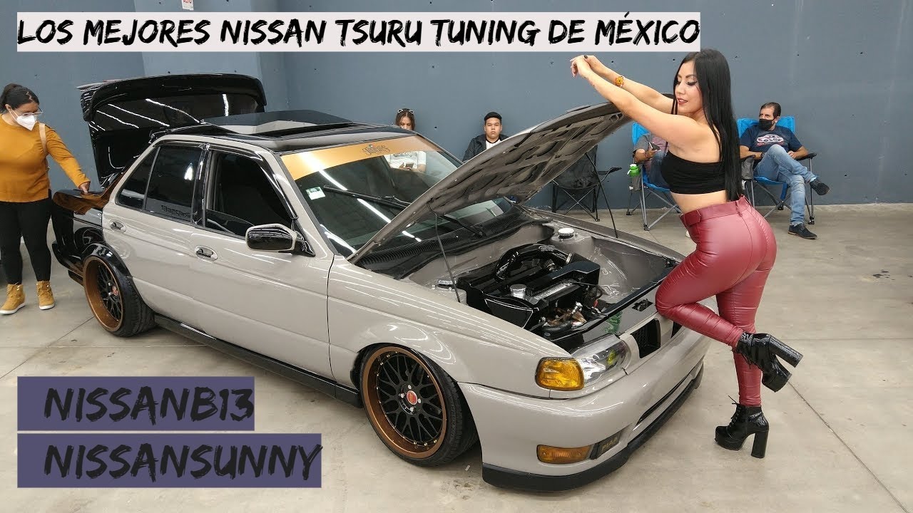 Nissan Tsuru Tuning que hemos grabado en los Car Shows - YouTube