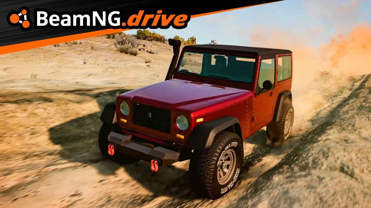 BeamNG drive dia en Johnson Valley - YouTube