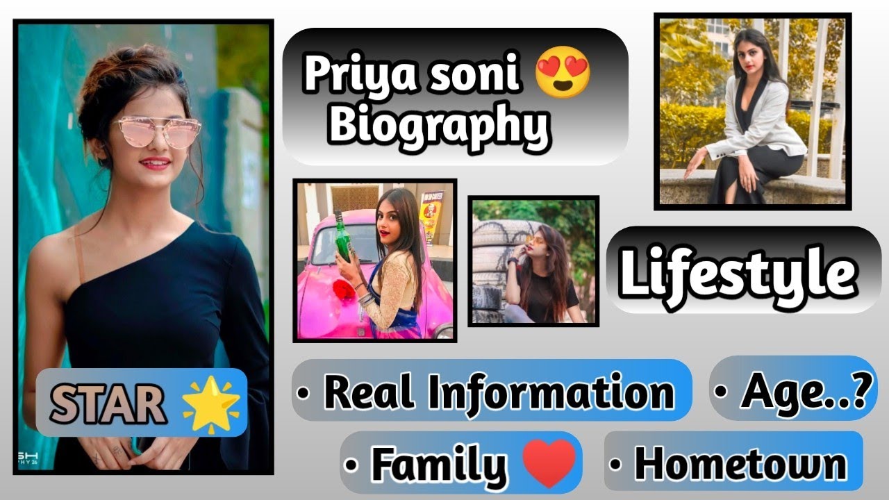 Priya Soni Biography 🌟 !! Lifestyle !! Real Informations 🤞🤞 !! Age ...