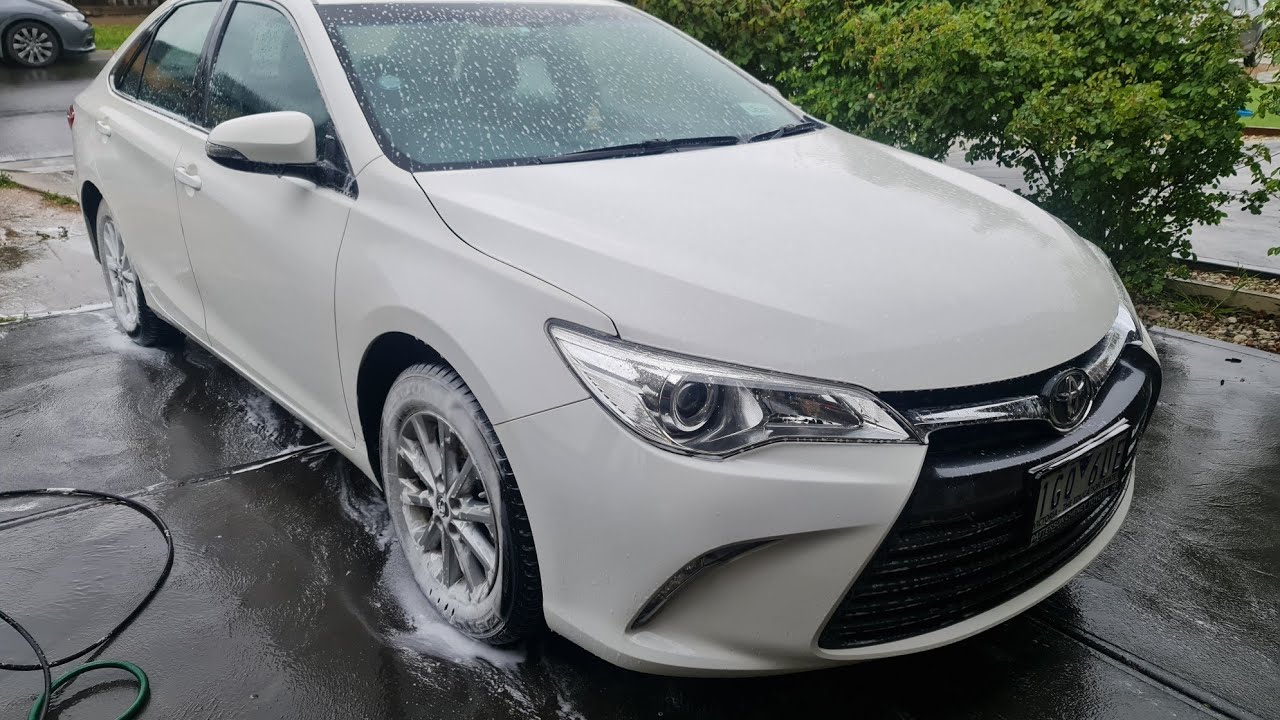 TOYOTA CAMRY FULL EXTERIOR DETAILING , PRESSURE WASH , COMPOUND AND CUT ...